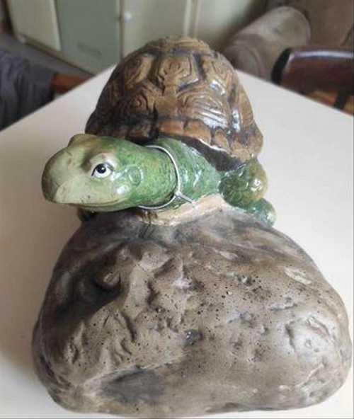 Скульптура черепахи для сада