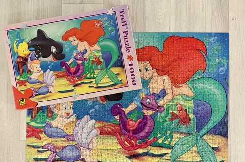 Пазлы раритет Trefl 1000 Disney The little mermaid