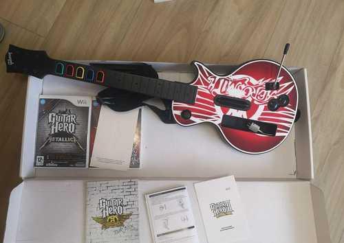 Wii Guitar Hero Гитара Игры Aerosmith Metallica