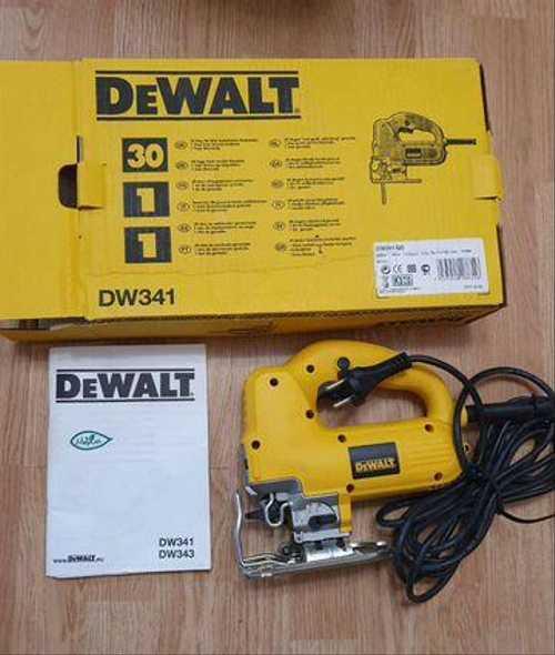 Электролобзик dewalt DW341