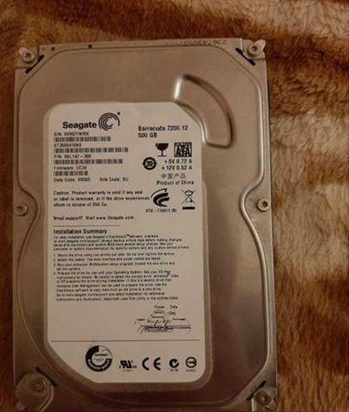 Жесткий диск seagate barracuda 500 GB