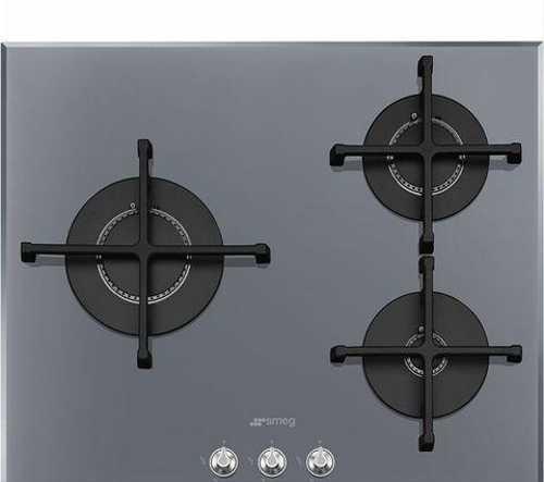 Газовая панель 60 см. smeg Linea PV163S2 Cтекло