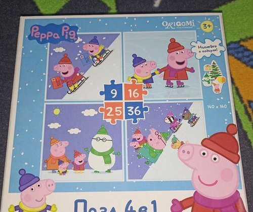 Пазл Свинка пеппа. Peppa Pig