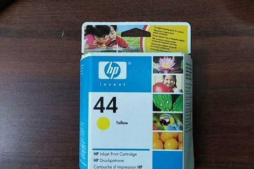 Картридж для струйного принтера HP 44 желтый