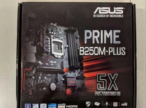 Материская плата asus prime b250 plus