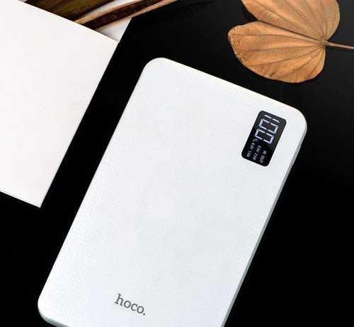 Аккумулятор hoco B24 Pawker White 30000mAh внешний