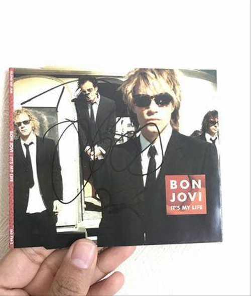Автограф Bon Jovi Бон Джови