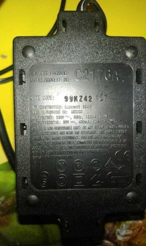 Блок питания Hewlett Packard 30v 400mA (C2176A)