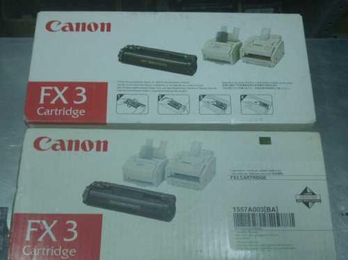 Картридж Canon FX-3 оригинал новый