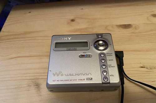 Sony walkman mz-n707 type-R + наушники и пульт