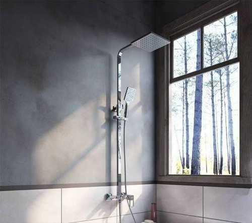 Смеситель для ванны с верхним душем, iddis Bild
