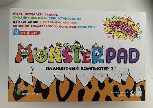 Детский планшет monsterpad