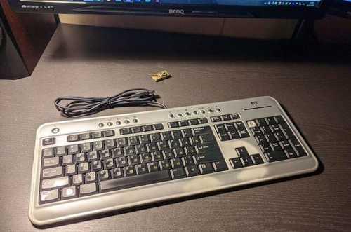 Легендарная клавиатура BTC 6300C Silver-Black