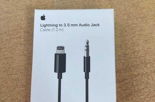 Кабель Apple lightning 3,5 jack 1.2m (оригинал)