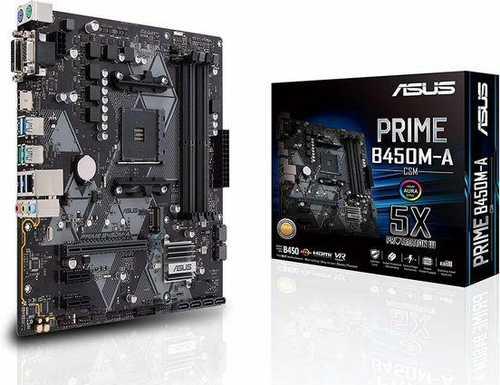 Asus Prime B450M-A (Socket AM4, новая)