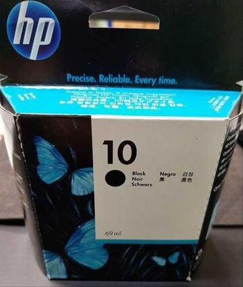 Картридж HP 10 струйный черный (2200 стр)