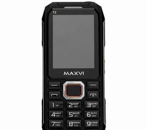 Сотовый телефон Maxvi T2 2.4" Black GSM