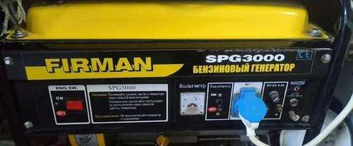 Бензиновый генератор firman SPG3000