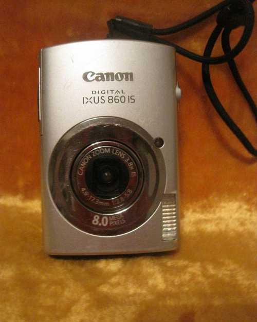 Фотоаппарат Canon ixus 860IS на запчасти