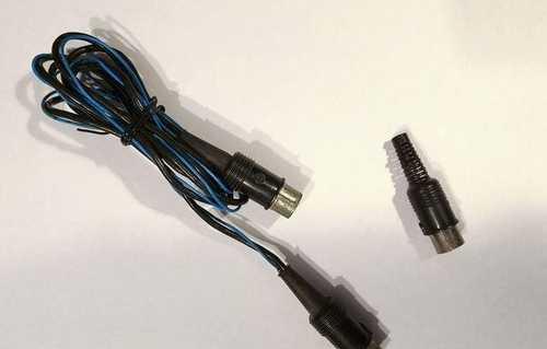 Штекер и провод с разъемами DIN 3-pin (3 контакта)