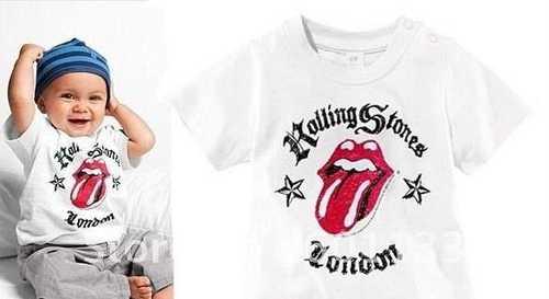 Новая стильная футболка London Rolling Stones