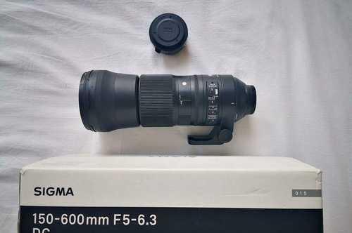 Телеобъектив Sigma AF 150-600mm + телеконвертер