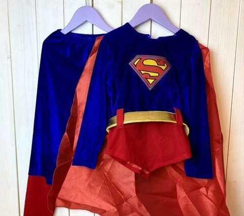 Детский карнавальный костюм "супермен" р-р 30