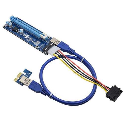 Райзеры usb SATA molex