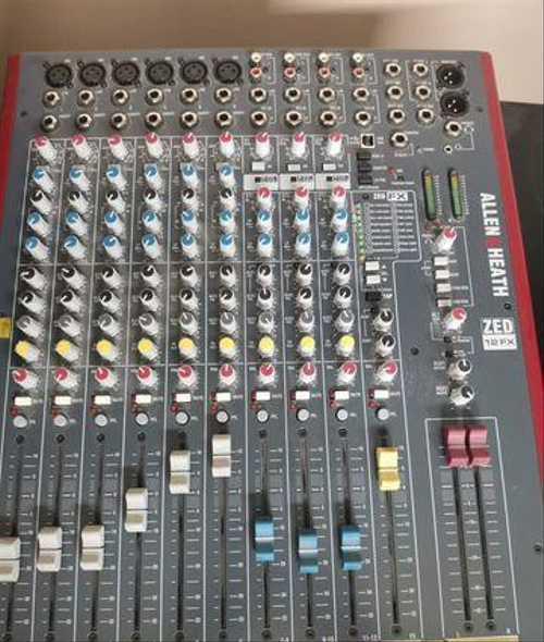 Микшерный пульт allen & heath ZED 12FX | Festima.Ru - Мониторинг объявлений