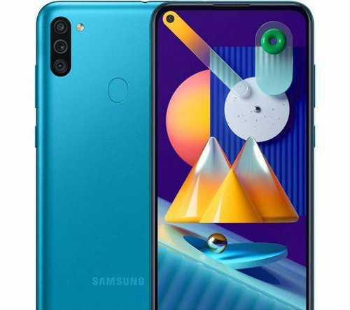Смартфон Samsung Galaxy M11, берюзовый