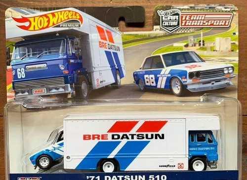 Hot Wheels '71 Datsun 519 w/ Fleet Flyer 1:64