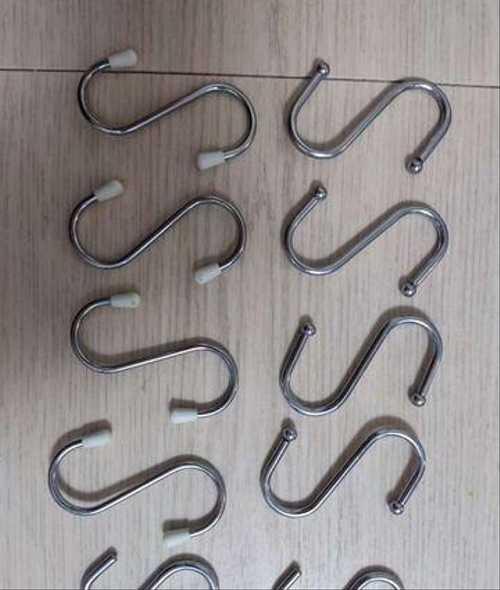 Крючки для рейлинга/ крючки бытовые металлические