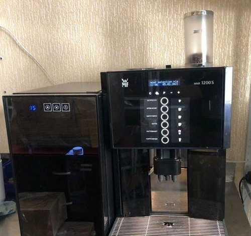 Кофемашина wmf 1200s с холодильником