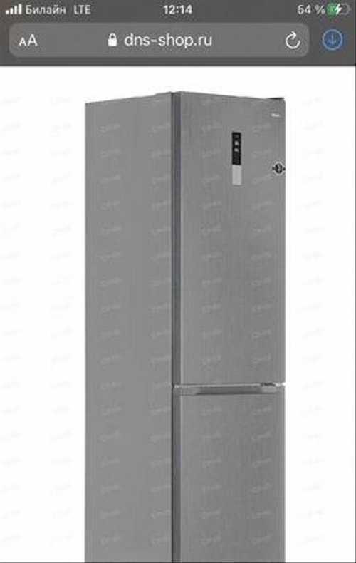 Холодильник с морозильником dexp RF-CN350DMG/S сер