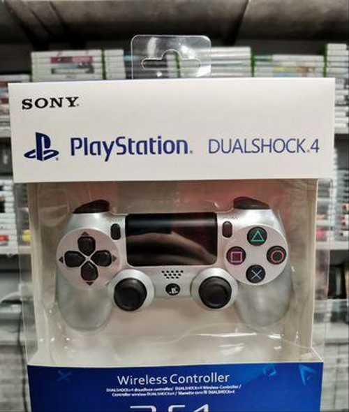 Dualshock4 Silver New + Наушники Samsung Galaxy