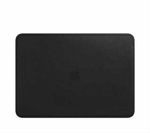 Кожаный чехол apple для macbook pro 15" чёрный