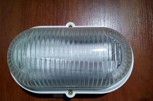 Светильник овал белый-60 w