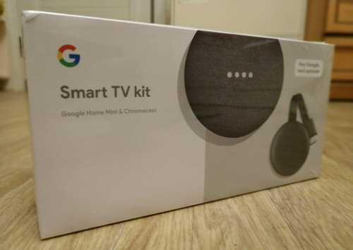 Комплект Google Smart TV (Home mini + Chromecast)