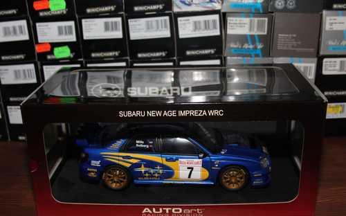Subaru New Age impreza WRC #7 monte carlo 2003