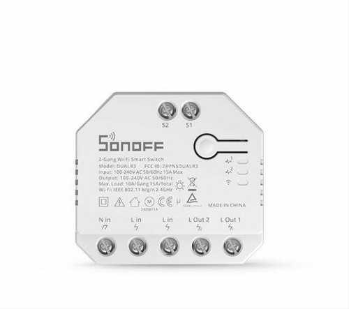 WiFi реле Sonoff DualR3