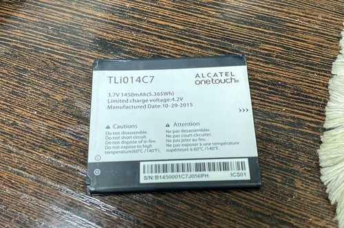 Аккумулятор Alcatel 4024d оригинал Tli014C7