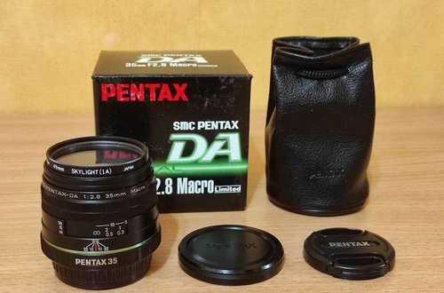 Pentax DA 35mm f/2.8 Macro Limited + макрокольца