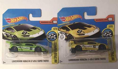 Машинки Hot Wheels Lamborghini Huracan LP 620-2