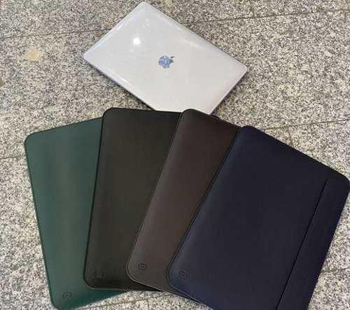 Кожаный чехол для Macbook wiwu