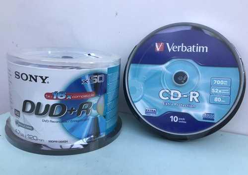 DVD+R, CD-R Болванки Диски