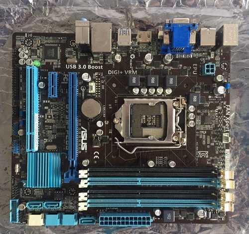 Asus B75M-Plus LGA1155 под ремонт/на запчасти