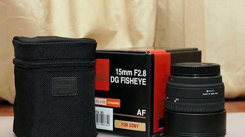 Объектив Sigma AF 15 mm F2.8 Fishey для Sony A