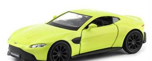 Машина металлическая RMZ City 1:32 Aston Martin Vantage 2018 (цвет желтый) (554044-YL)