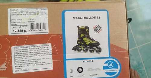 Роликовые коньки rollerblade macroblade 84 m
