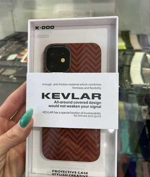 Чехол K-DOO для Apple iPhone 12mini Kevlar